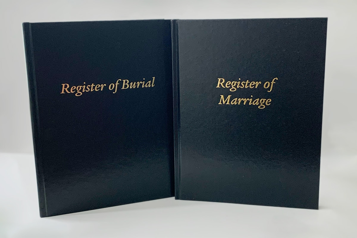 Registers for baptism, confirmation, marriage and burial: care and use ...